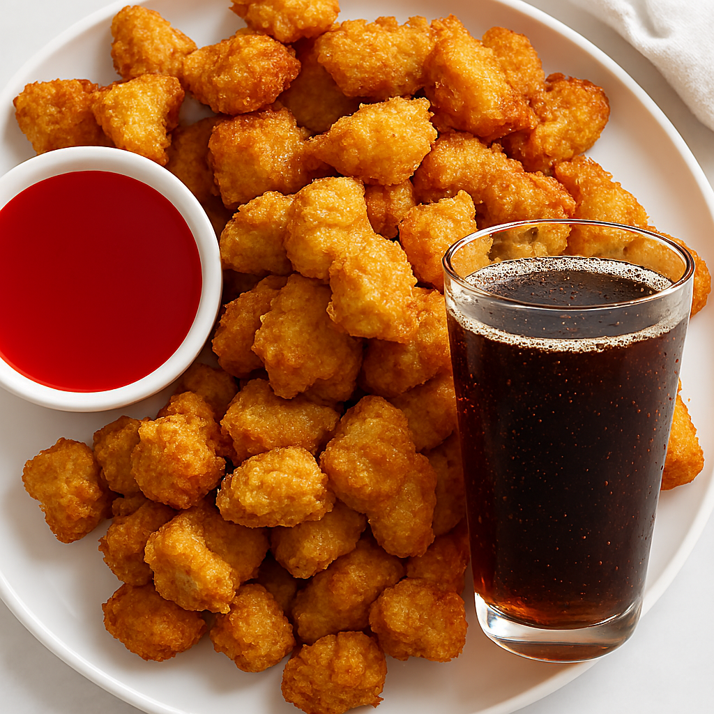 Chicken Popcorn with Masala Coke – Zaykedar